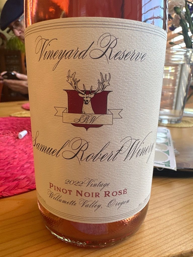 2022 Samuel Robert Winery Pinot Noir Vineyard Reserve Rosé, USA, Oregon ...