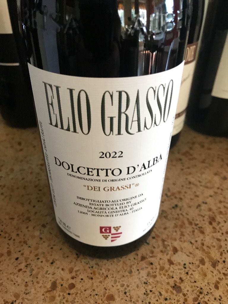 2022 Elio Grasso Dolcetto d'Alba Dei Grassi, Italy, Piedmont, Alba ...