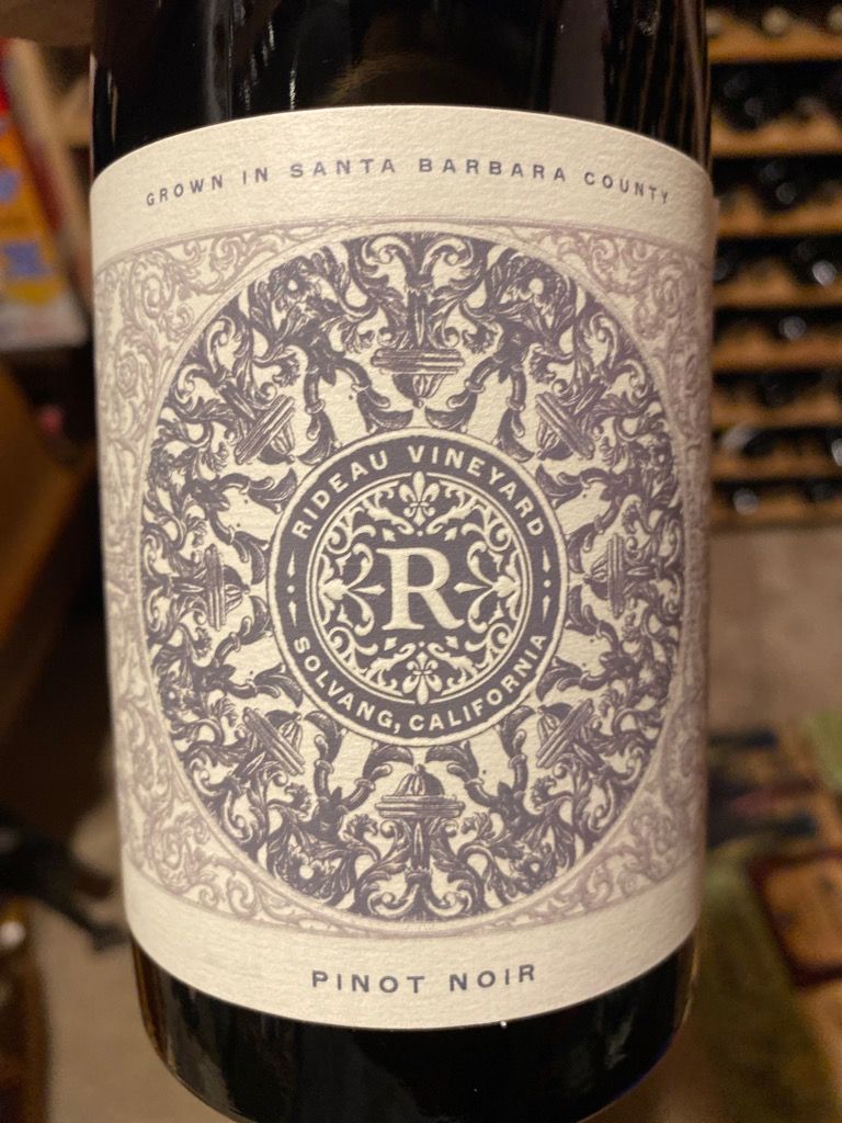 2017 Rideau Vineyard Pinot Noir, USA, California, Central Coast, Santa ...