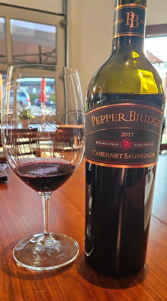 2017 Pepper Bridge Cabernet Sauvignon Walla Walla Valley, USA ...