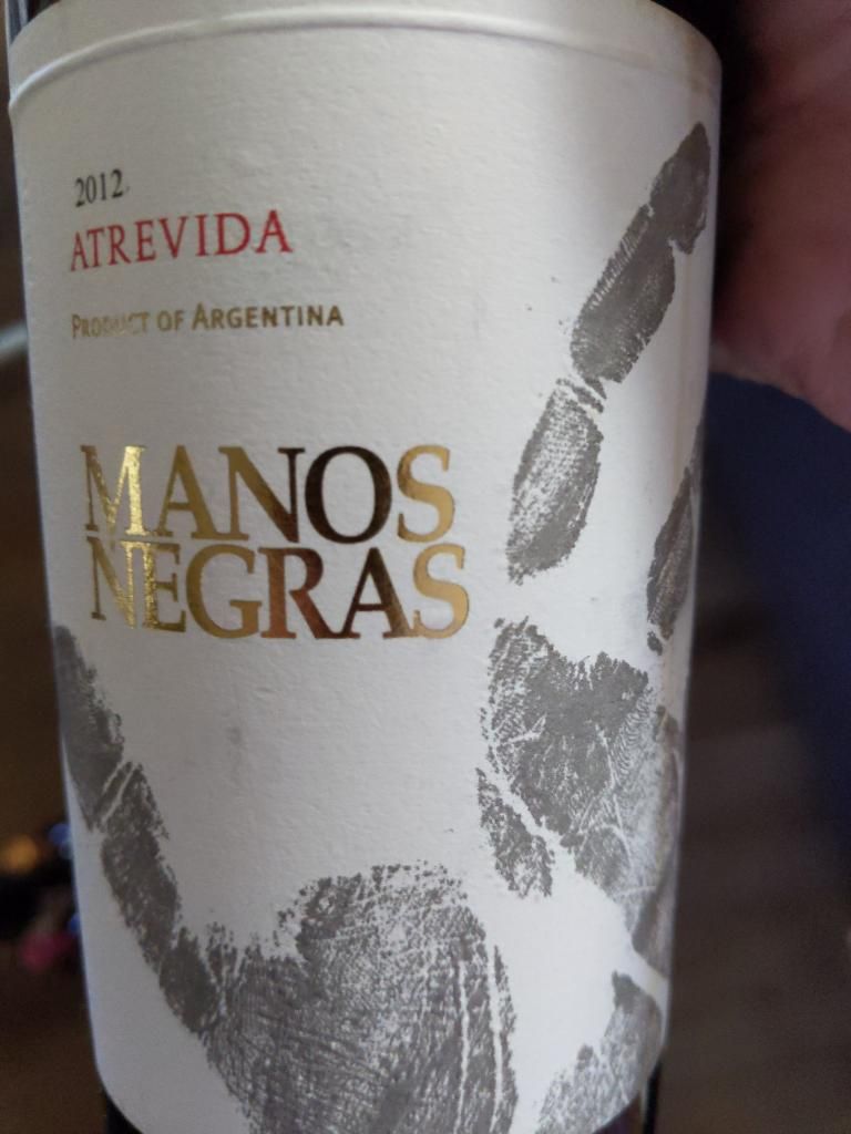 2011 Manos Negras Malbec Atrevida, Argentina, Mendoza, Valle de Uco ...
