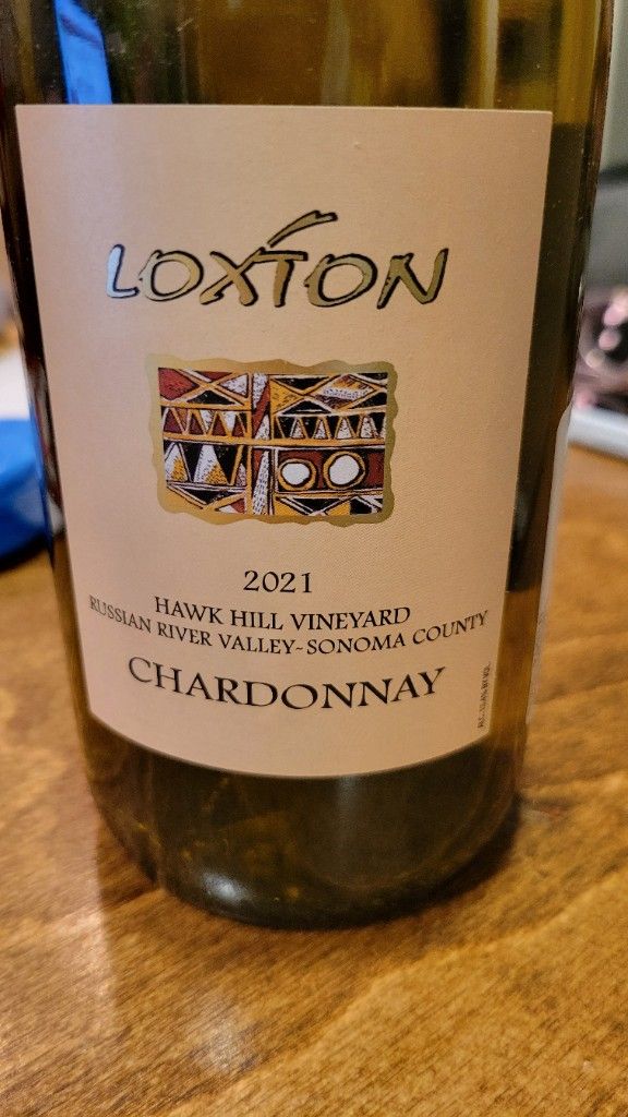 2021 Loxton Chardonnay Hawk Hill Vineyard, USA, California, Sonoma ...