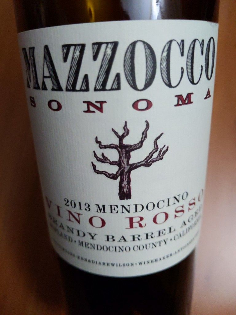 2013 Mazzocco Vino Rosso, USA, California, North Coast, Mendocino ...