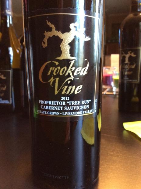 2017 Crooked Vine Winery Cabernet Sauvignon Estate, USA, California ...