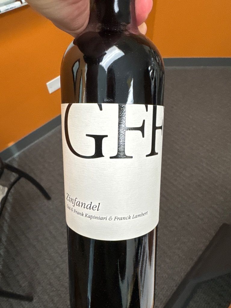 2023 GFF Zinfandel Kapiniaris, USA, California, Central Valley, Lodi ...