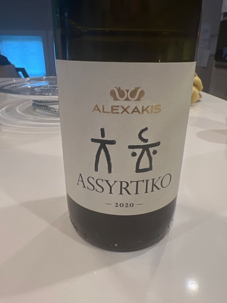 2020 Alexakis Assyrtiko, Greece, Crete - CellarTracker