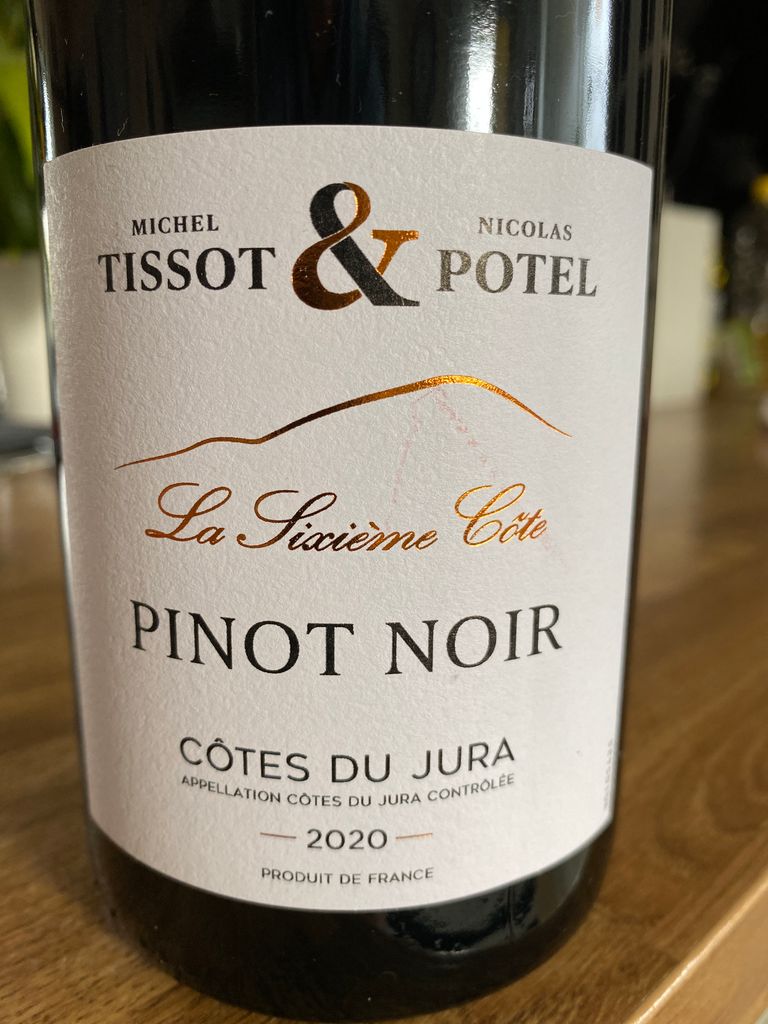 2020 Michel Tissot And Nicolas Potel Pinot Noir Côtes Du Jura La Sixième