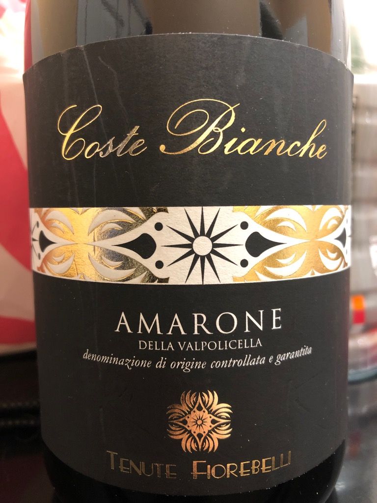 2015 Tenute Fiorebelli Amarone della Valpolicella Coste Bianche, Italy ...