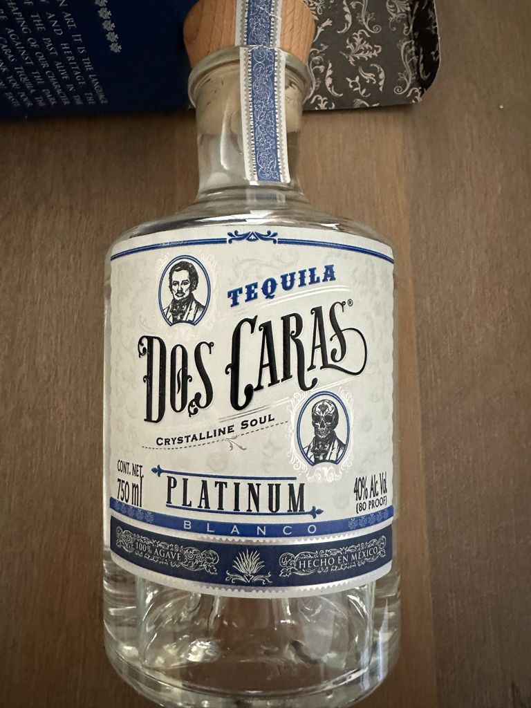 NV Dos Caras Platinum Blanco Tequila, Mexico, Jalisco, Tequila ...