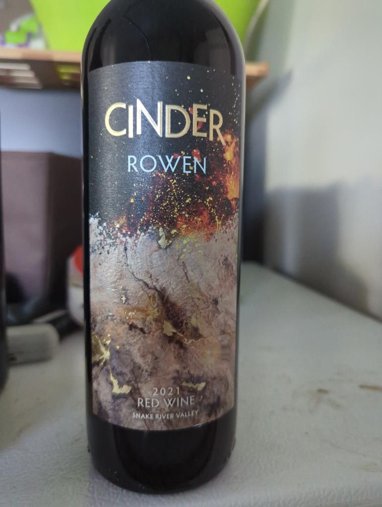 2022 Cinder Rowen, USA, Idaho, Snake River Valley - CellarTracker