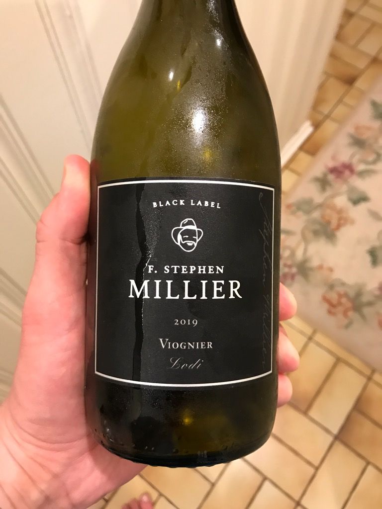 2019 F. Stephen Millier Viognier, USA, California, Central Valley, Lodi ...