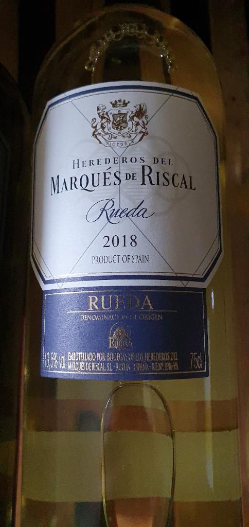2018 Marqués de Riscal Rueda Organic, Spain, Castilla y León, Rueda ...