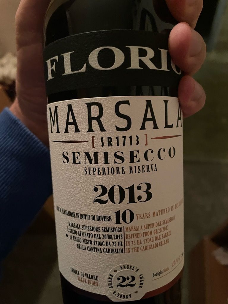 2013 Cantine Florio Marsala Superiore Riserva Semisecco, Italy, Sicily, Marsala Superiore ...