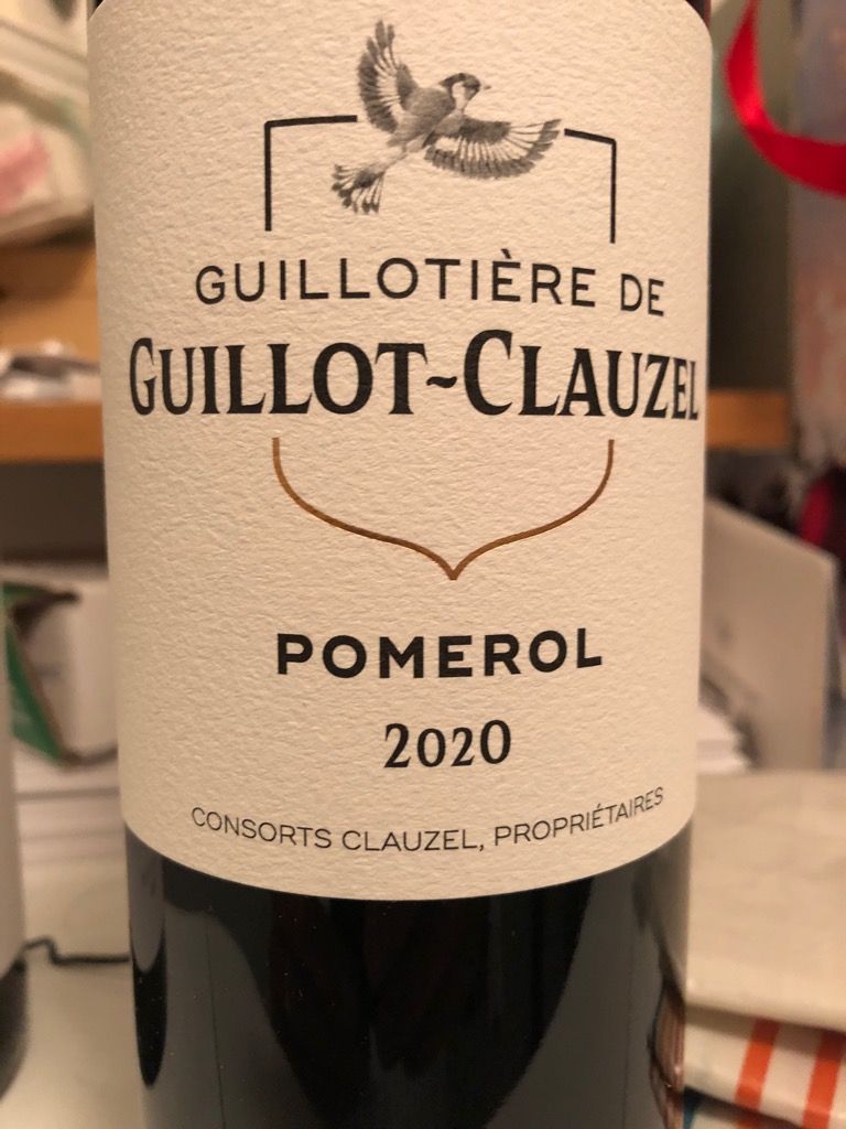 2020 Château Guillot Clauzel Guillotiere, France, Bordeaux, Libournais, Pomerol - CellarTracker