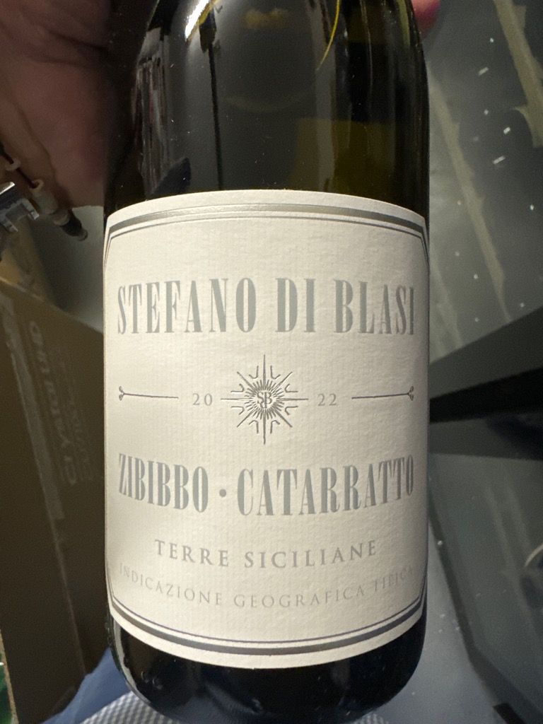 2022 Stefano di Blasi Terre Siciliane Zibibbo Catarratto, Italy, Sicily ...