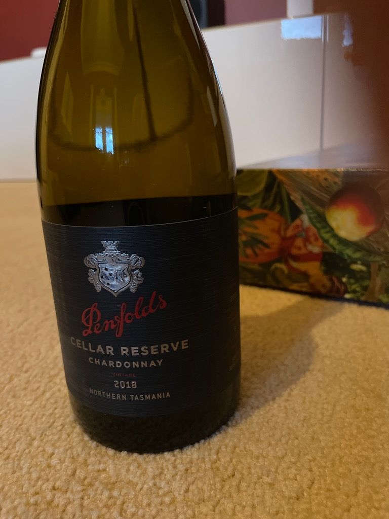 2018 Penfolds Chardonnay Cellar Reserve Northern Tasmania, Australia, Tasmania, Northern ...