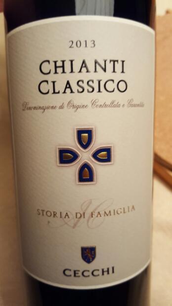 2013 Cecchi Chianti Classico Storia di Famiglia, Italy, Tuscany ...