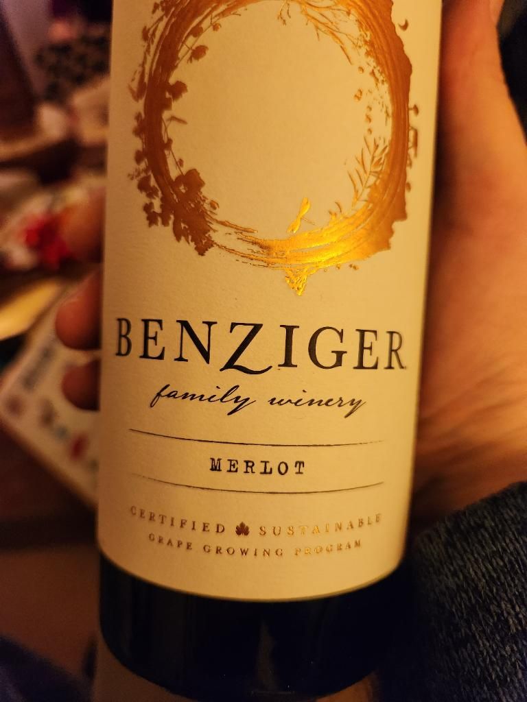 2019 Benziger Family Winery Merlot Sonoma County, USA, California ...