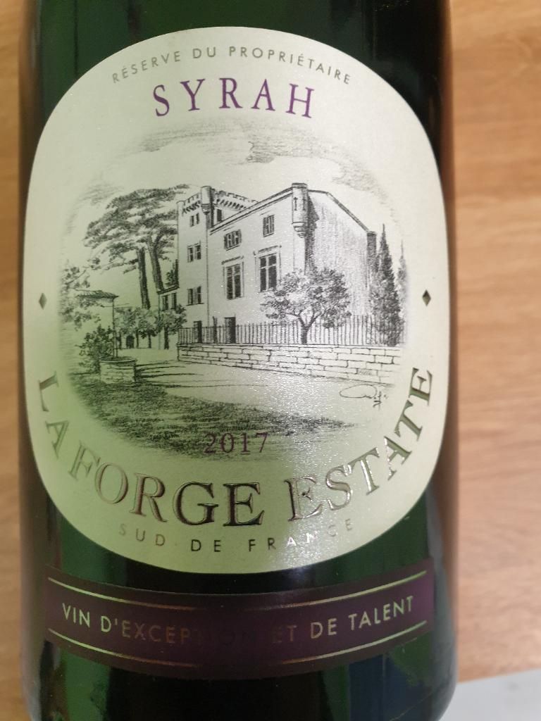 2022 La Forge Estate Syrah, France, Languedoc Roussillon, Vin de Pays d ...