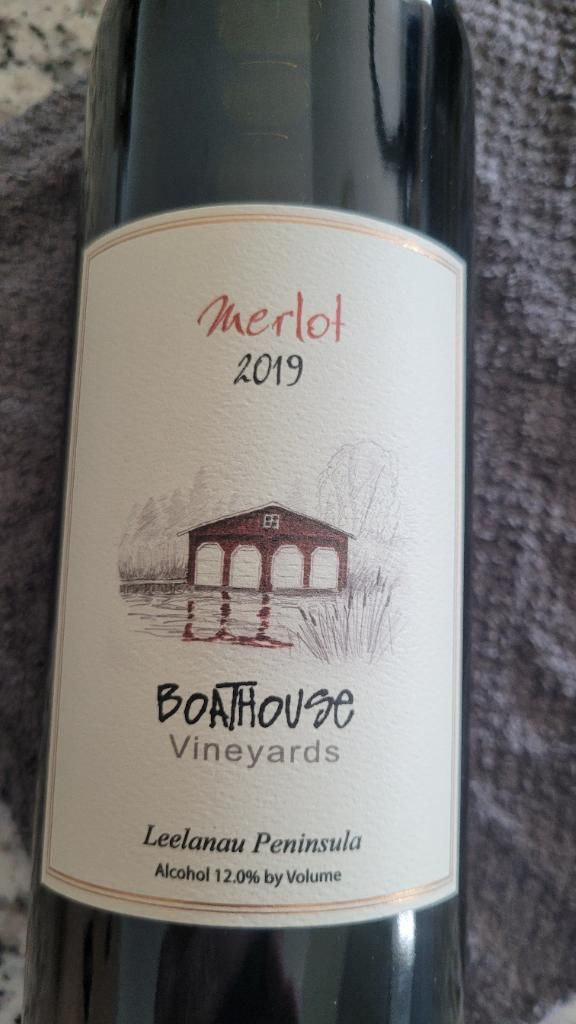 2019 Boathouse Vineyards Merlot, USA, Michigan, Leelanau Peninsula ...