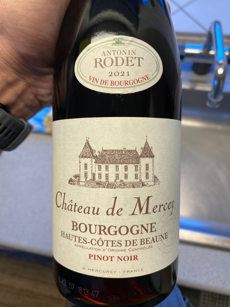 2021 Antonin Rodet Bourgogne Hautes-Côtes de Beaune Château de Mercey ...