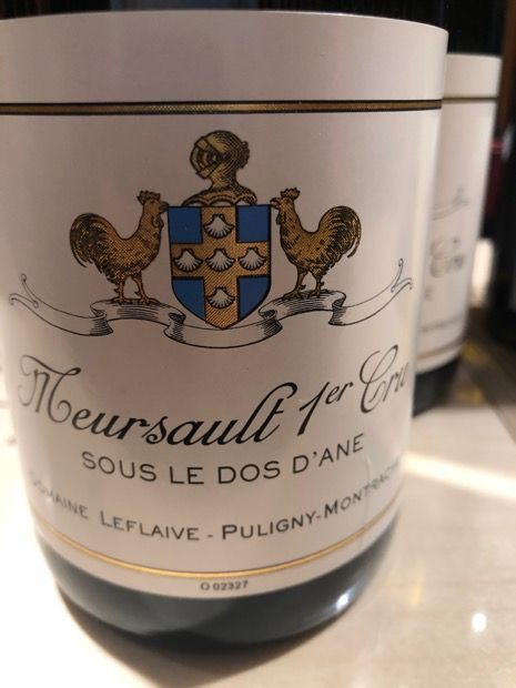 2017 Domaine Leflaive Meursault 1er Cru Sous le Dos d'Âne, France ...
