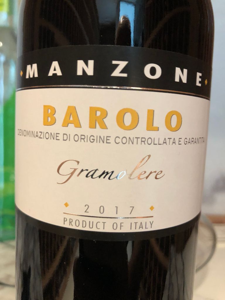 2017 Giovanni Manzone Barolo Gramolere, Italy, Piedmont, Langhe, Barolo ...