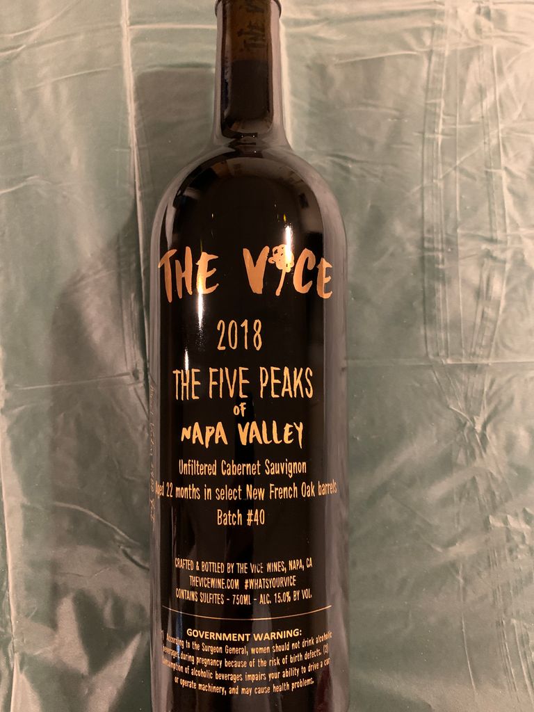 2021 The Vice The Five Peaks of Napa Valley, USA, California, Napa ...