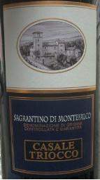 2005 Casale Triocco Montefalco Sagrantino, Italy, Umbria, Montefalco ...