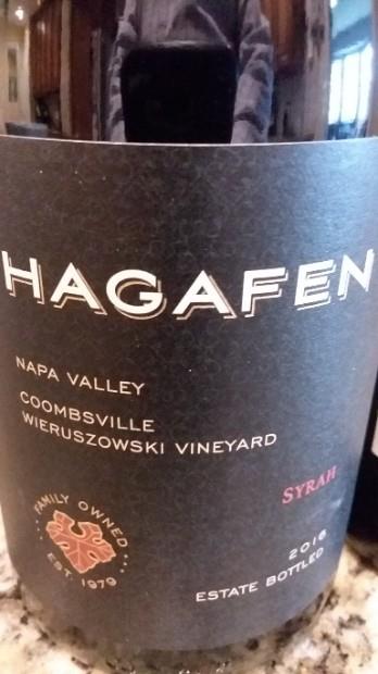 2018 Hagafen Syrah Napa Valley, USA, California, Napa Valley ...