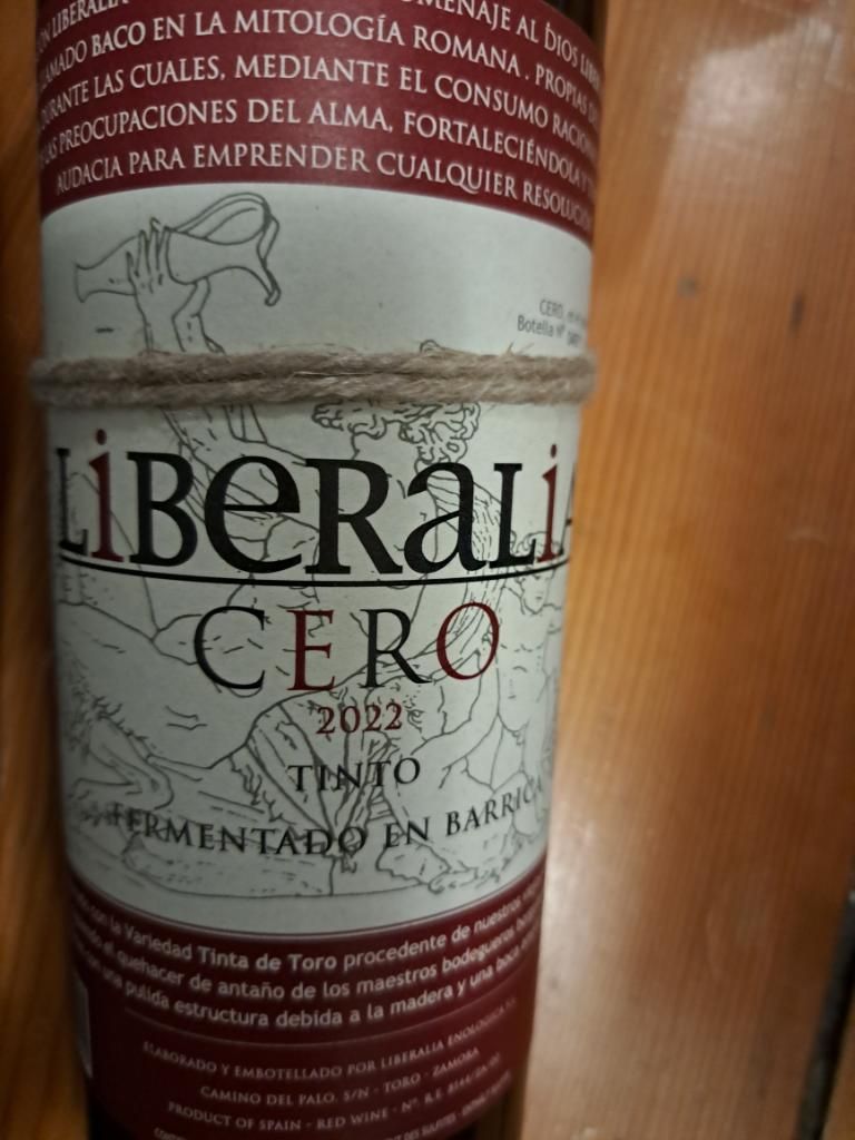 2022 Liberalia Toro Cero, Spain, Castilla y León, Toro - CellarTracker