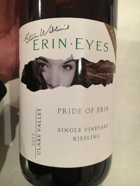 2016 Erin Eyes Riesling Steve Wiblin's Pride of Erin Reserve Riesling ...