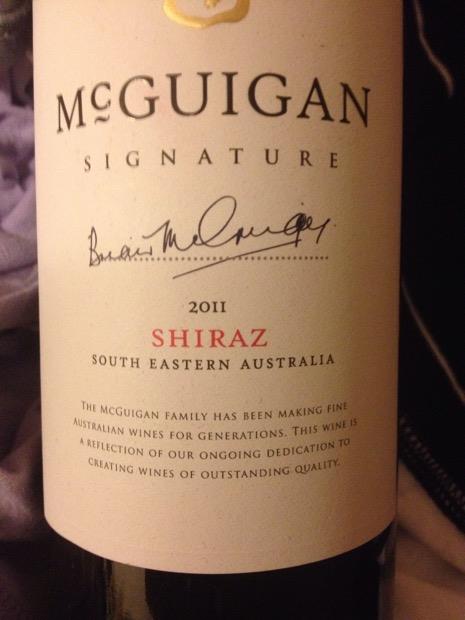 2008 McGuigan Shiraz Signature, Australia, South Eastern - CellarTracker