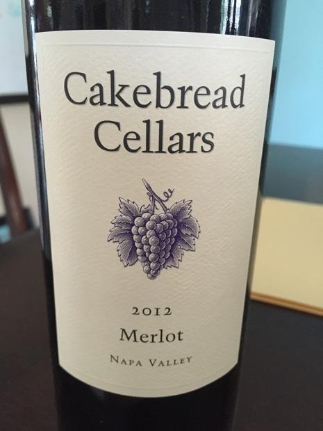 2012 Cakebread Cellars Merlot, USA, California, Napa Valley - CellarTracker