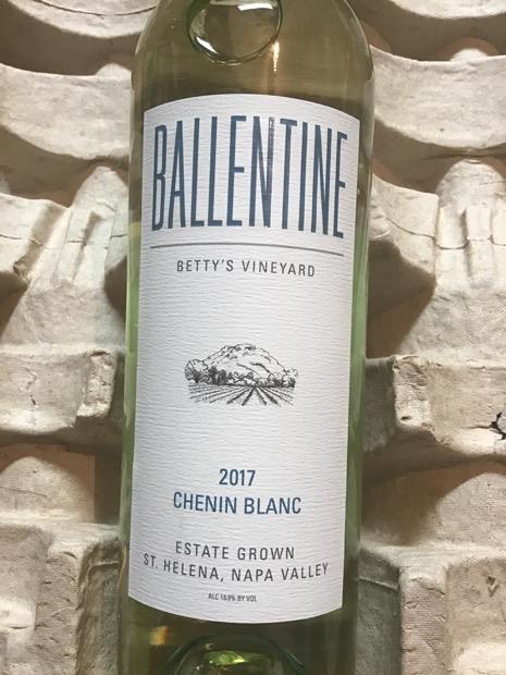 2017 Ballentine Vineyards Chenin Blanc Betty's Vineyard, USA ...