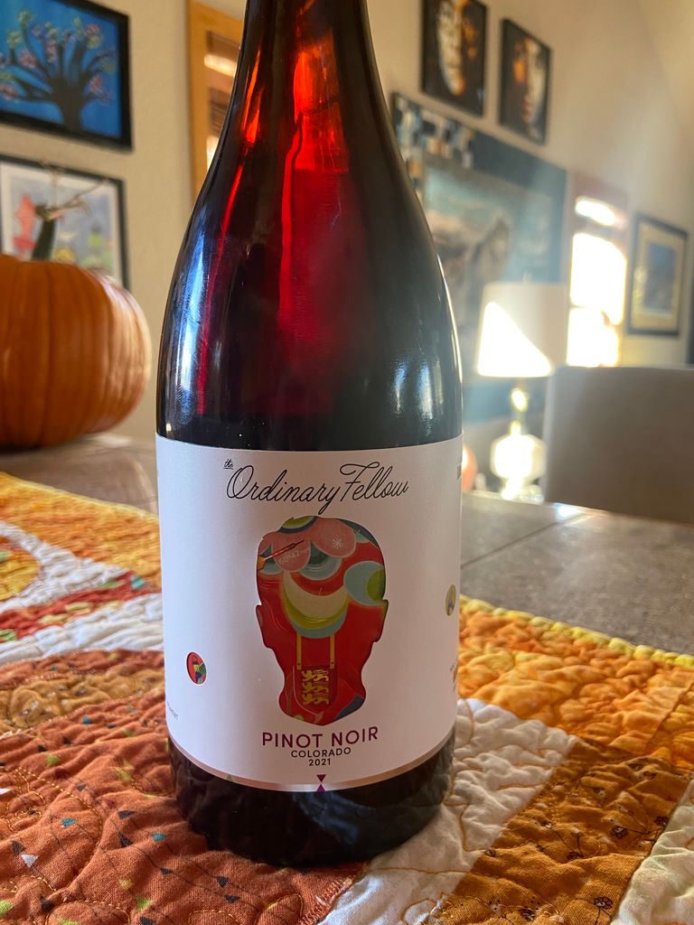 2021 Ordinary Fellow Pinot Noir, USA, Colorado, Grand Valley ...