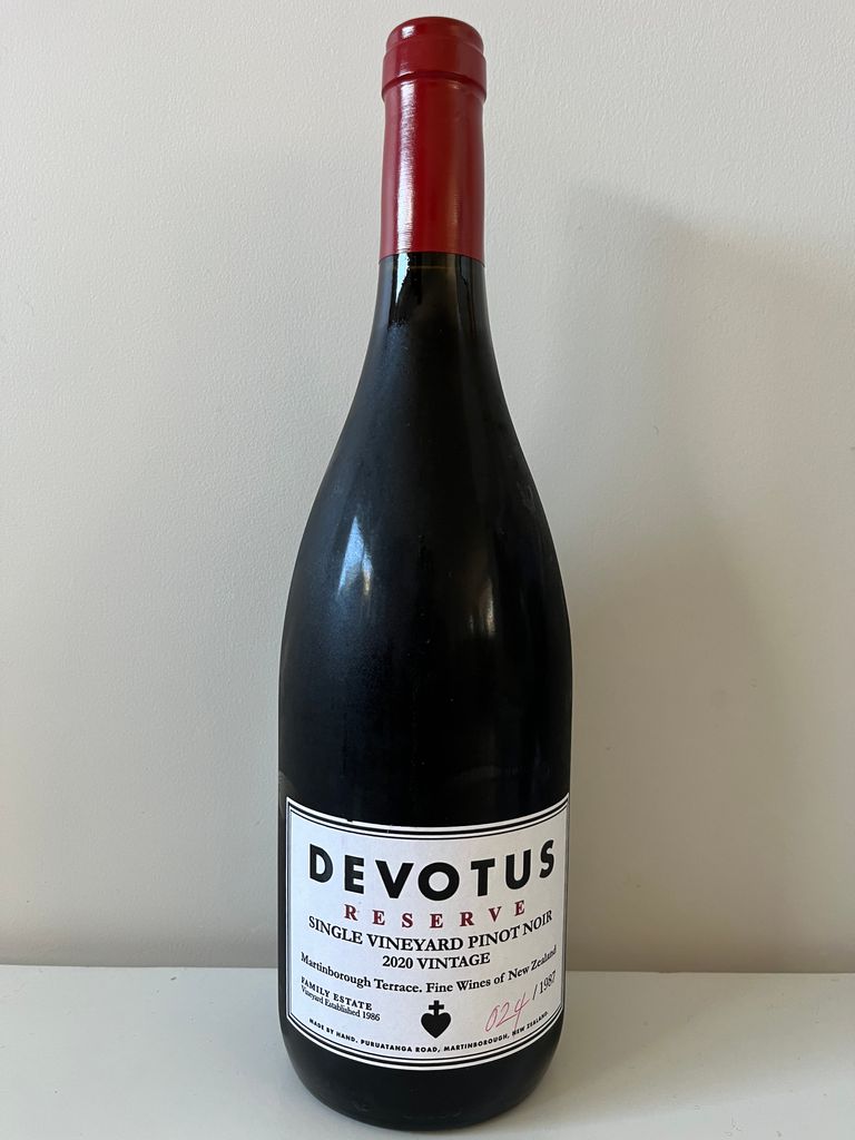 2014 Devotus Pinot Noir Reserve Single Vineyard, New Zealand, North ...