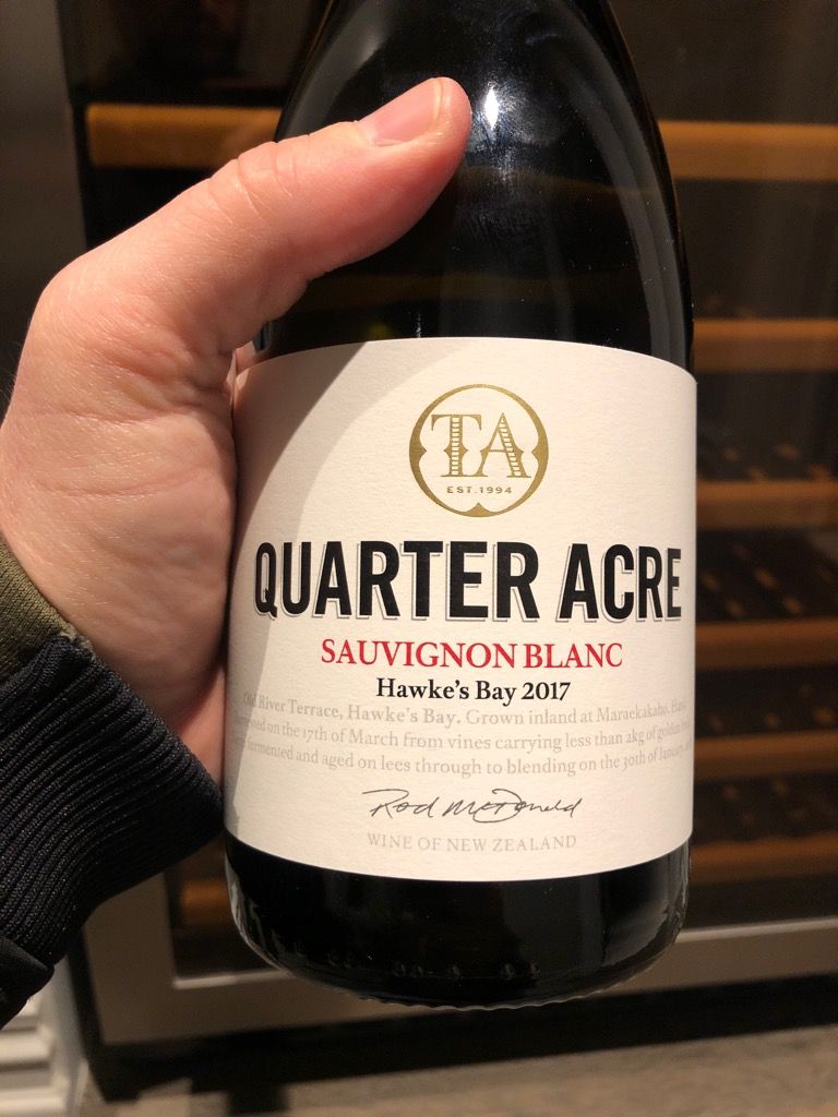 2013 Te Awanga Estate Sauvignon Blanc Quarter Acre, New Zealand, North ...