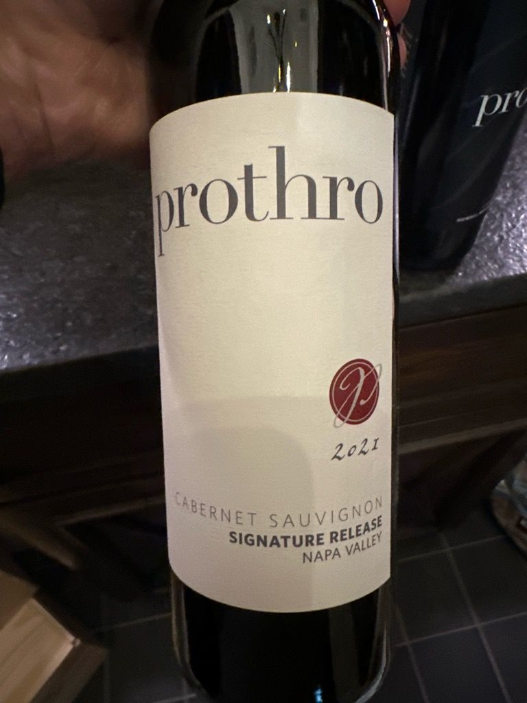 2021 Prothro Family Wines Cabernet Sauvignon Limited Release Howell ...