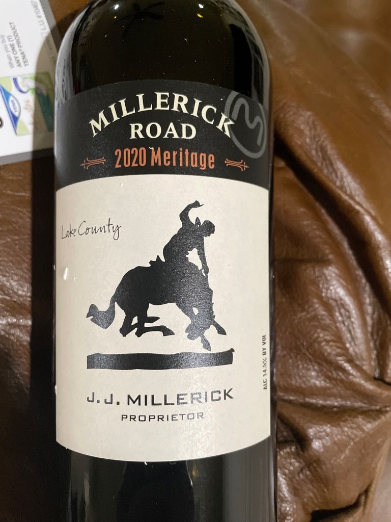 2020 Larson Family Winery Millerick Road Meritage, USA, California ...