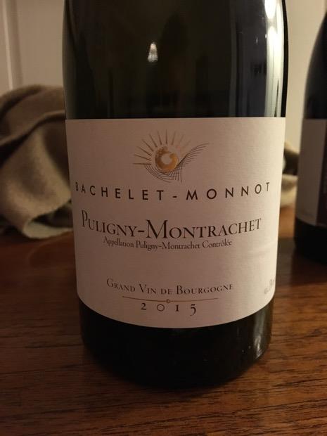 2015 Domaine Bachelet-Monnot Puligny-Montrachet, France, Burgundy, Côte ...