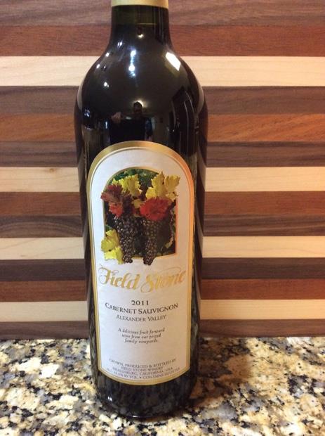 2011 Field Stone Cabernet Sauvignon Alexander Valley, USA, California ...