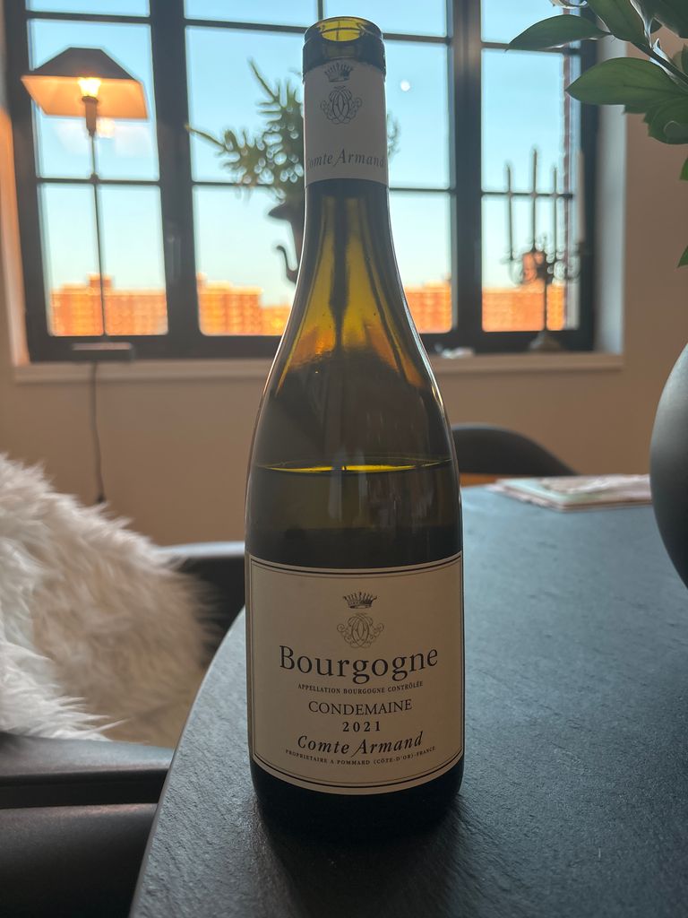 2021 Comte Armand Chardonnay Bourgogne Blanc Condemaine, France ...