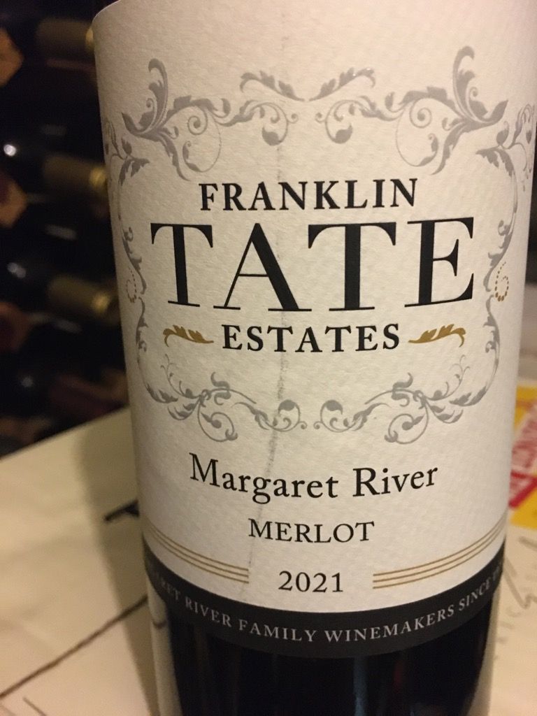 2021 Franklin Tate Estates Merlot, Australia, Western Australia, South ...