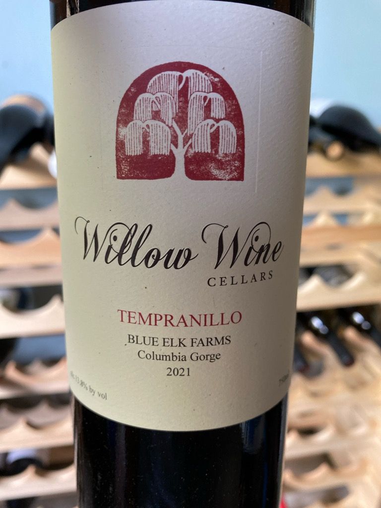 2021 Willow Wine Cellars Tempranillo Blue Elk Farms, USA, Oregon ...