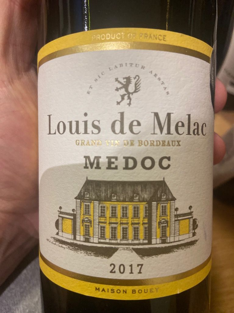 2017 Maison Bouey Louis de Melac, France, Bordeaux, Médoc, Haut-Médoc ...