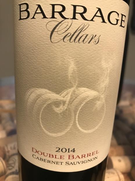 2014 Barrage Cellars Cabernet Sauvignon Double Barrel, USA, Washington ...