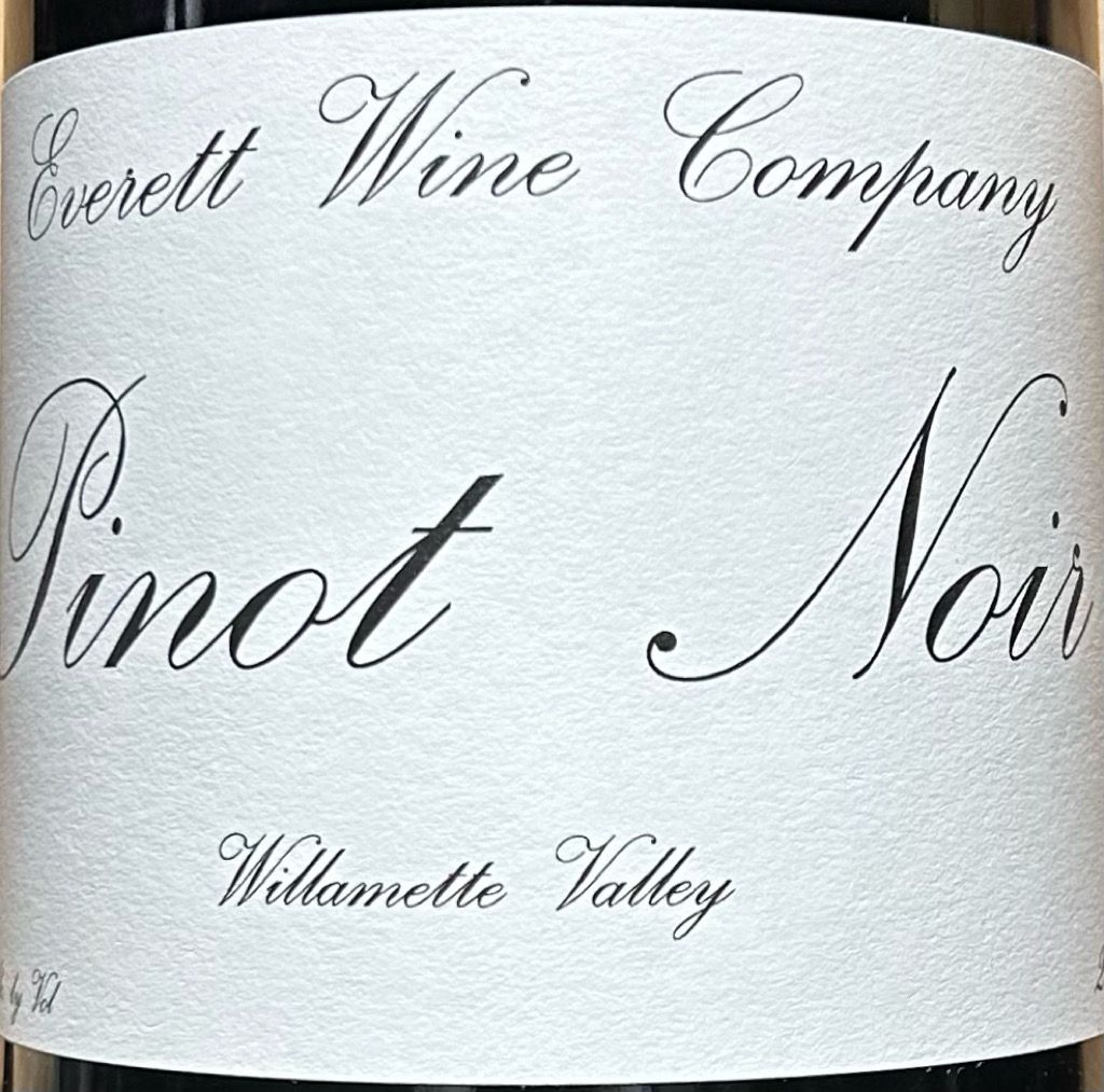 2023 Everett Wine Company Pinot Noir, USA, Oregon, Willamette Valley ...