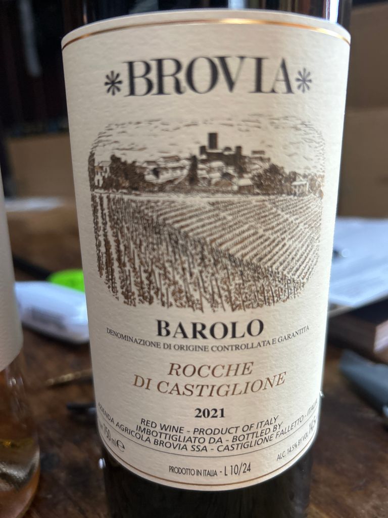 2021 Fratelli Brovia Barolo Rocche di Castiglione, Italy, Piedmont ...