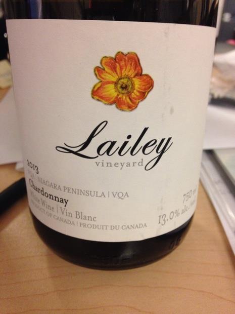 2022 Lailey Vineyard Chardonnay, Canada, Ontario, Niagara Peninsula ...